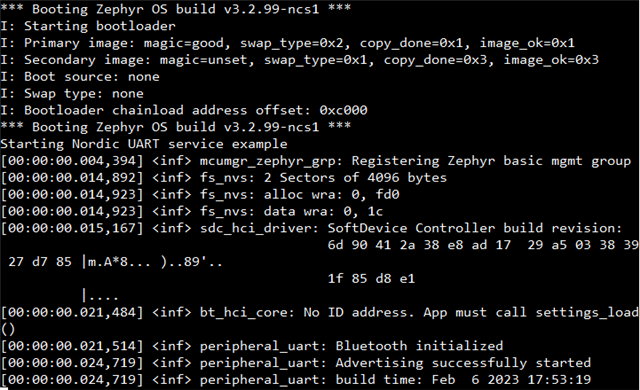 Failed To Merge Mcuboot W Private Key On Nrf5340 Peripheral Uart Sample Ncs 2 2 0 Nordic Q