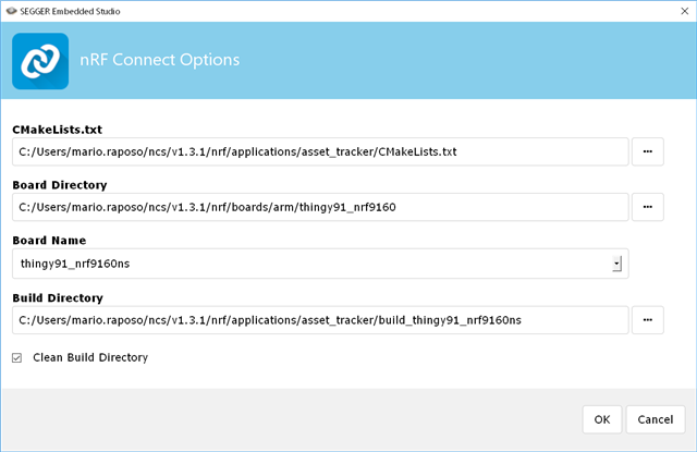 Cannot build for Thingy91 - Nordic Q&A - Nordic DevZone - Nordic DevZone