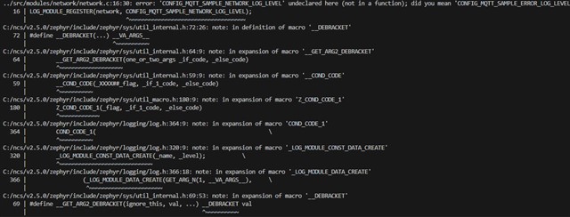 Problems Compiling Simple Mqtt For Nrf9160 Dk Nordic Qanda Nordic