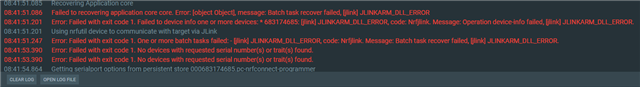 nRF52840-Preview-DK J-Link Error - Nordic Q&A - Nordic DevZone - Nordic DevZone