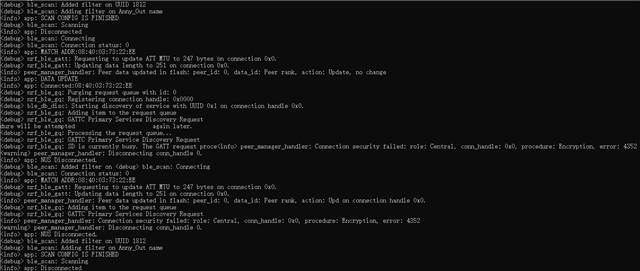 Peer Manager Failed In Encryption Process Nordic Qanda Nordic Devzone Nordic Devzone
