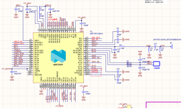 52833 enable dcdc, but system was resetting.The 52833 appears to have ...