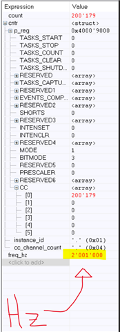 Maximum count speed of timer - Nordic Q&A - Nordic DevZone - Nordic DevZone