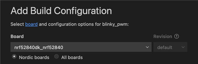 blinky_pwm not working with nRF52 DK - Nordic Q&A - Nordic DevZone - Nordic DevZone