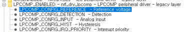 I would like to inquire about LPCOMP. - Nordic Q&A - Nordic DevZone - Nordic DevZone