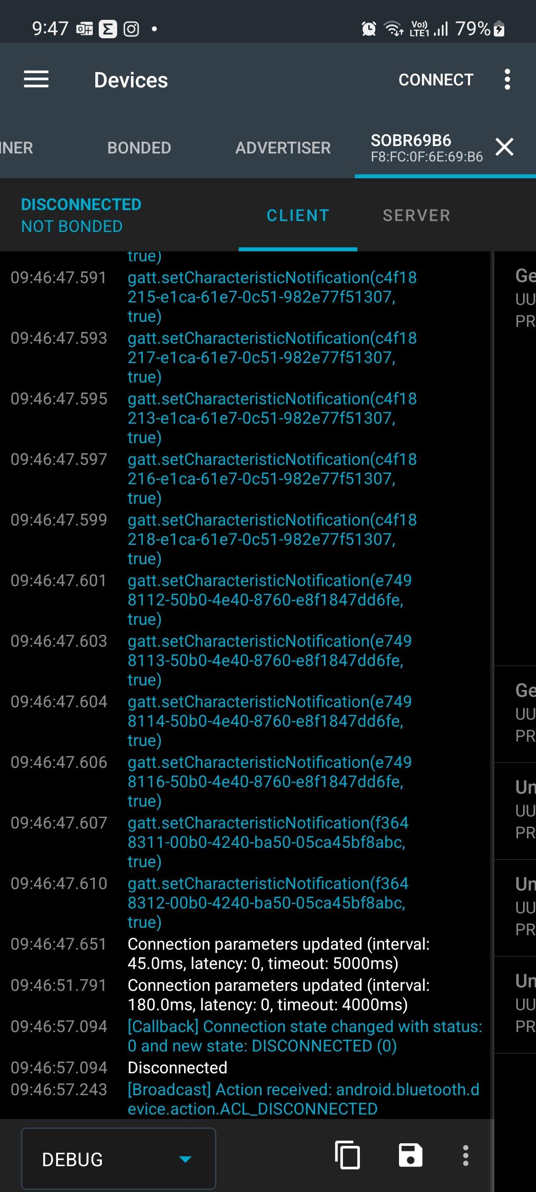 iPhone and Samsung connection issues - Nordic Q&A - Nordic DevZone - Nordic DevZone