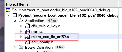 Error while Linking secure bootloader_ble_s132_pca10040_debug - Nordic Q&A - Nordic DevZone ...