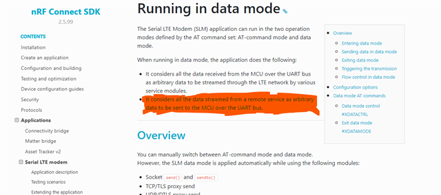 In SLM Example datamode can not receive data from server - Nordic Q&A - Nordic DevZone - Nordic ...