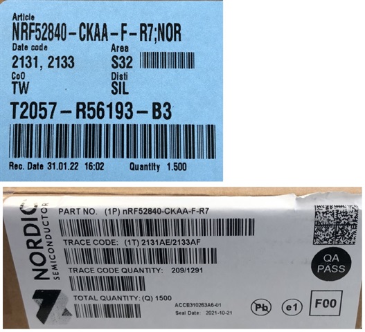 Read out chip version by command - Nordic Q&A - Nordic DevZone - Nordic DevZone