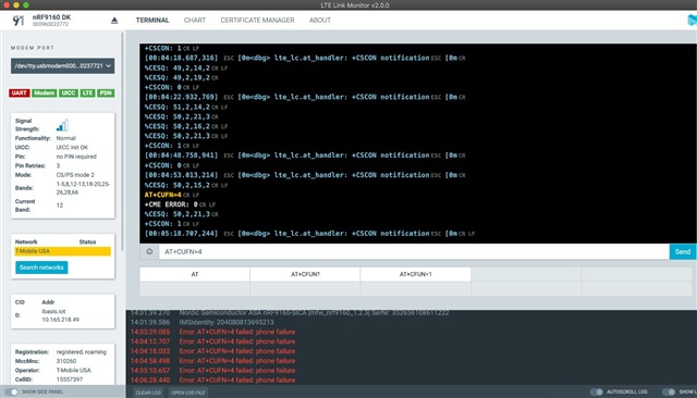 Question About updating the certificate on LTE Link monitor - Nordic Q&A - Nordic DevZone ...