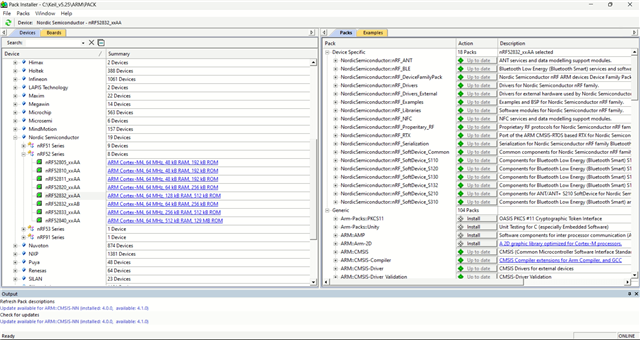 Blinky Example Of Mdk Cmsis Issue Nordic Qanda Nordic Devzone Nordic Devzone 1090