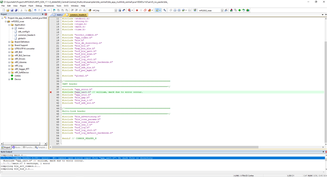 Add Uart Function Into Central Multi Link Project Nordic Qanda Nordic Devzone Nordic Devzone