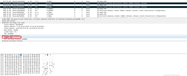 Ble Using Notify Of Length Less Than Current Mtu Size Issue Nordic Qanda Nordic Devzone