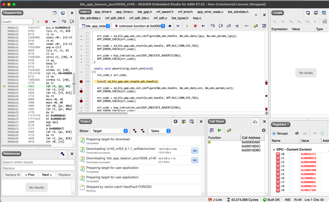 nRF52840 switching between Legacy and Ext Adv - Nordic Q&A - Nordic DevZone - Nordic DevZone