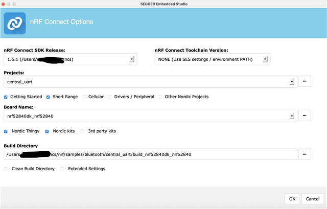 Create Nordic Project Py Failed 1 Can T Seem To Open Any Nrf Connect Sdk Project On Ses