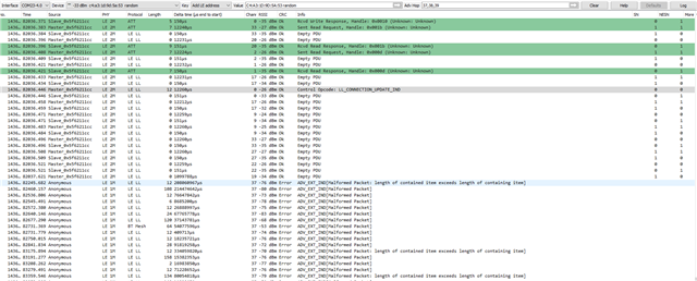 nrf sniffer loses connection sync with longer connection intervals - Nordic Q&A - Nordic DevZone ...