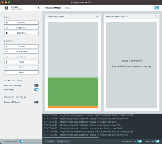 Flashing Modem FW on nRF9160 for NFF CONNECT SDK v200 to v250 upgrade ...
