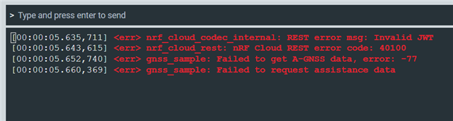 Nrf9610 Dk A Gnss Not Working Due To Invalid Jwt Nordic Qanda Nordic Devzone Nordic Devzone