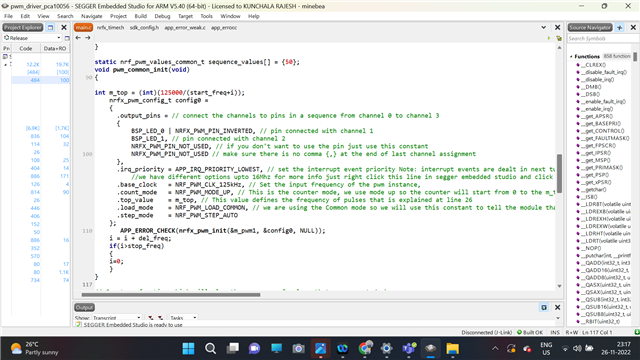 PWM API's - Nordic Q&A - Nordic DevZone - Nordic DevZone