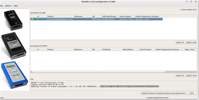 Serial Com Port Not Visible After Updating The Jlink Firmware For Nrf9160dk Nordic Qanda