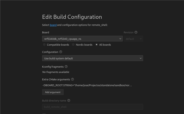 Problem Compiling Example Remote Ipc Shell Nordic Qanda Nordic Devzone Nordic Devzone
