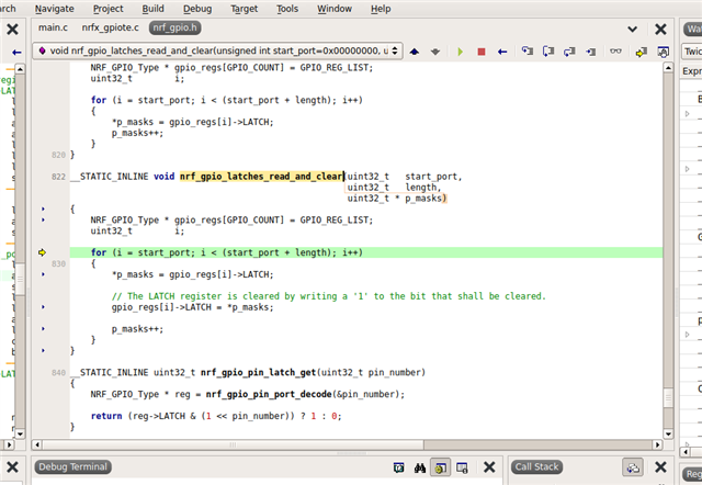 Device Not Going In Sleep Mode And Stuck At Nrf Gpio Latches Read And Clear While Using Gpio