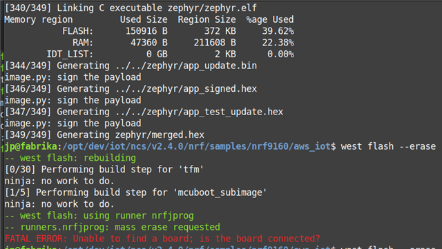 Linking Thingy:91 to AWS IoT Core - Nordic Q&A - Nordic DevZone - Nordic DevZone