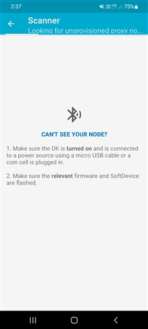 any nordic application(application will be the provisioner) which supports provisioning using pb ...