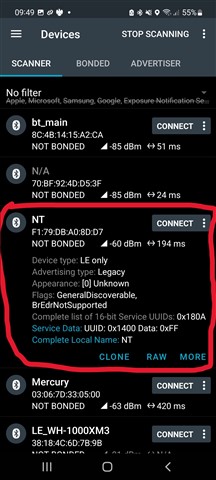 Dynamically updating advertising service data not working - Nordic Q&A - Nordic DevZone - Nordic ...
