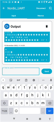 ble_nus_data_send sending the wrong data - Nordic Q&A - Nordic DevZone - Nordic DevZone