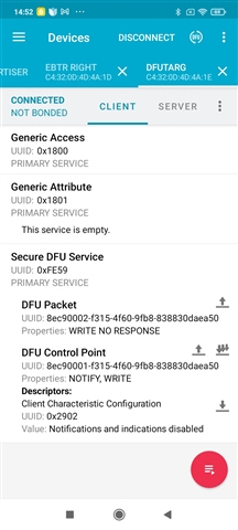nRF52805 OTA DFU not working - Nordic Q&A - Nordic DevZone - Nordic DevZone