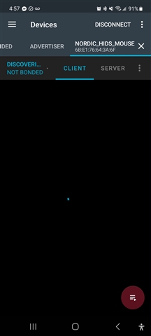 Nrf5340 hids example not connecting to nrf connect - Nordic Q&A - Nordic DevZone - Nordic DevZone