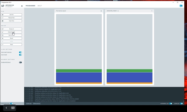 Dk Programs From Ses But Not Nrf Connect Nordic Qanda Nordic Devzone Nordic Devzone