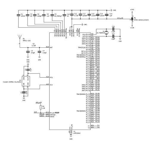 BLE doesn't work in the custom board of NRF52840 - Nordic Q&A - Nordic DevZone - Nordic DevZone