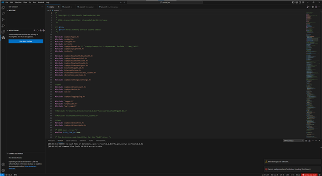 Nrf Connect For Vs Code Version 20242214 Breaks Custom Sdk Repo Nordic Qanda Nordic Devzone