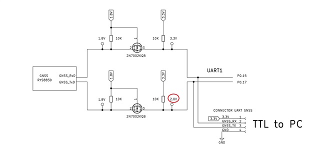 Microcontroller Does Not Receive Data Via Uart After The Level Converter Nordic Qanda Nordic
