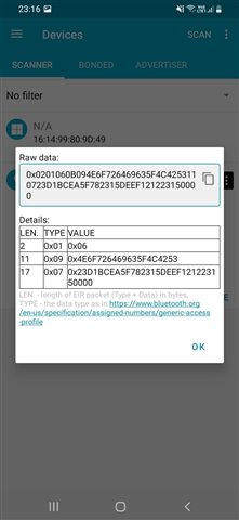 beacon sample do not work - Nordic Q&A - Nordic DevZone - Nordic DevZone