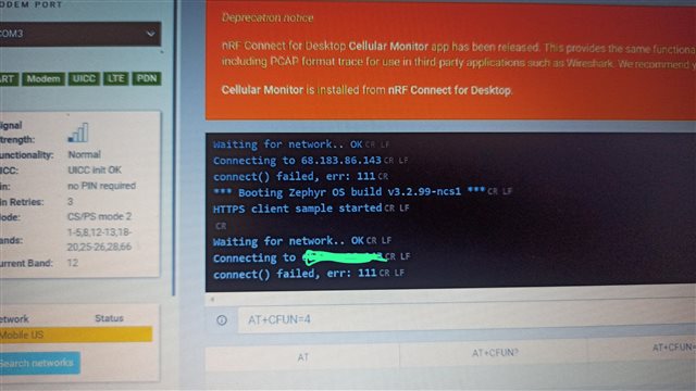 Showing Up 111 Error In Nrf9160 Dk While Connecting To A Server Nordic Qanda Nordic Devzone 