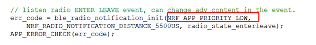 Ble Radio Notification Init Is No Longer Working In Sdk12 3 0 Nordic Qanda Nordic Devzone