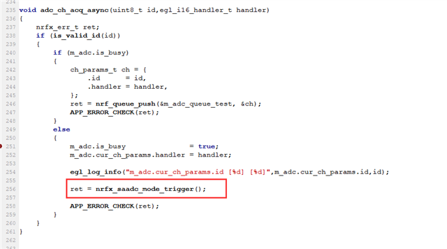 A problem with using saadc of nrf52832 .config two channel ，only using one channel ，cause ...