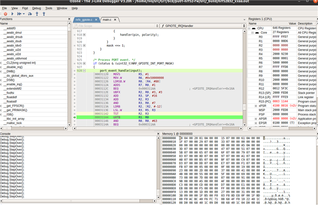 GPIOTE and secure bootloader - Nordic Q&A - Nordic DevZone - Nordic DevZone