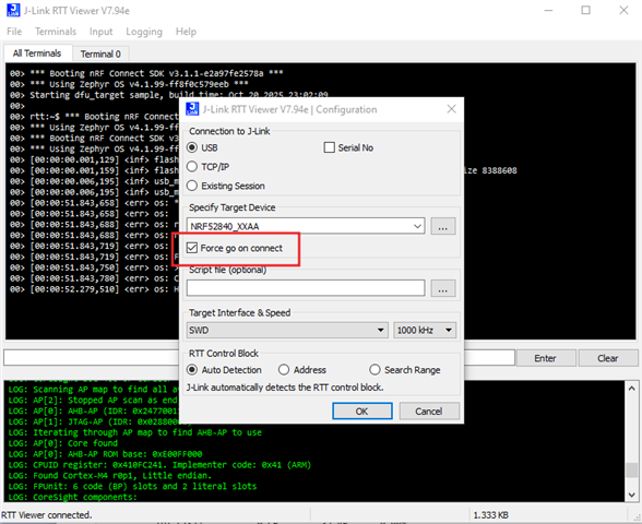 debugging MCUboot - Nordic Q&A - Nordic DevZone - Nordic DevZone