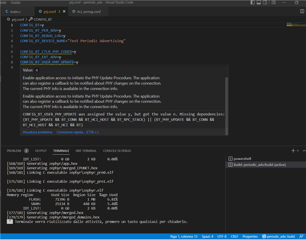 Zephyr Set Periodic Advertising Parameters Err 134 Nordic Qanda Nordic Devzone Nordic Devzone