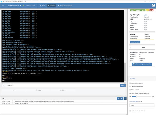 issue with nrf9160DK - Nordic Q&A - Nordic DevZone - Nordic DevZone