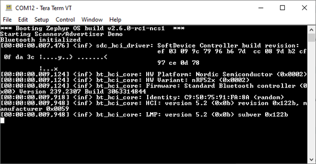Ncs Scanadv Example Is Not Working With Nrf52832 Nordic Qanda Nordic Devzone Nordic Devzone 1960