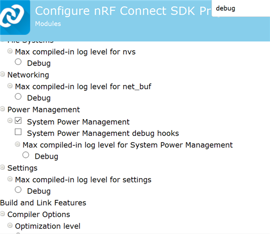 nRF53 and Zephyr: optimization level - Nordic Q&A - Nordic DevZone ...