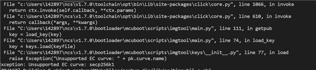 How to add support for MCUBoot Image Signature signed with ECC curve secp256k1 created by ...