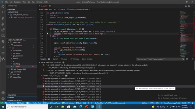 asset tracker compilation issue VSCODE studio - Nordic Q&A - Nordic ...