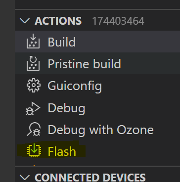 VS Code Flash button broke - Nordic Q&A - Nordic DevZone - Nordic DevZone