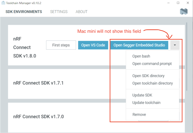 nRF Connect for Desktop v0.10.3 install SDK just only download ...